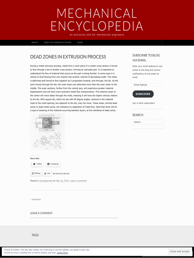 Understanding Dead Zones in Extrusion | PDF | Extrusion | Mechanics