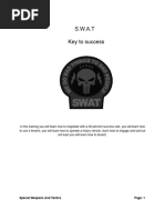 SWAT Team Tactics | PDF | Swat | Projectile Weapons