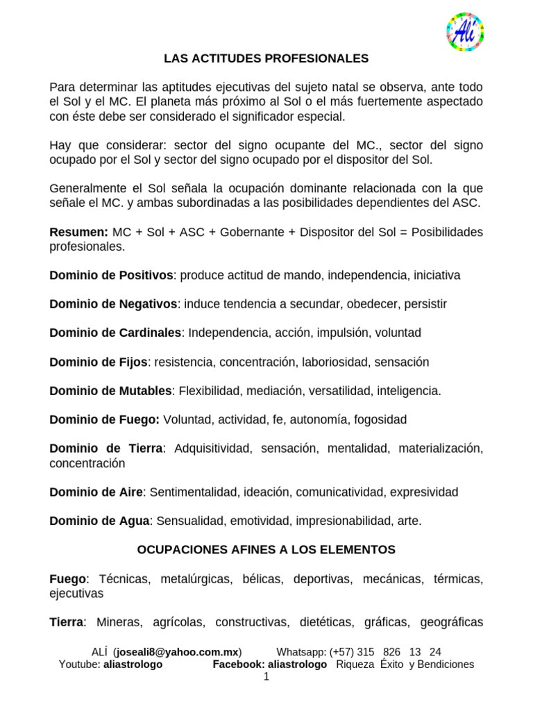 Profesion LAS ACTITUDES PROFESIONALES | PDF