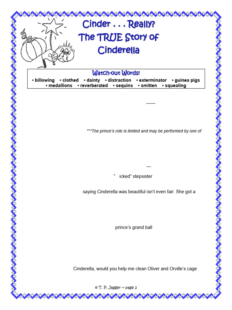 CINDER REALLY? Pages Deleted | PDF | Cinderella