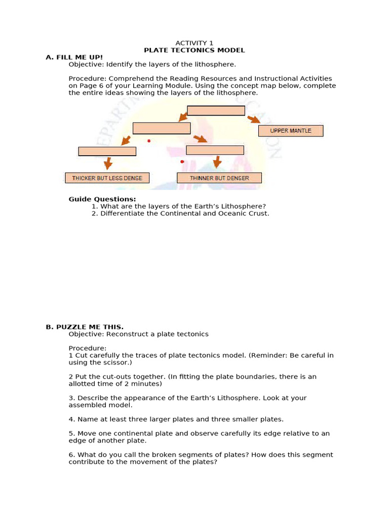 Plate Tectonics for Students | PDF