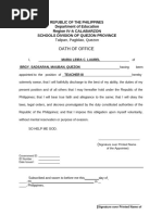 Oath of Office CS Form No. 32 Revised 2025 | PDF