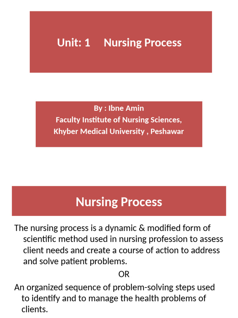 Nursing Process | PDF | Nursing | Medical Diagnosis