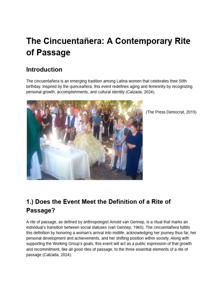 Rite of Passage - Case Study | PDF | Rituals | Social Psychology