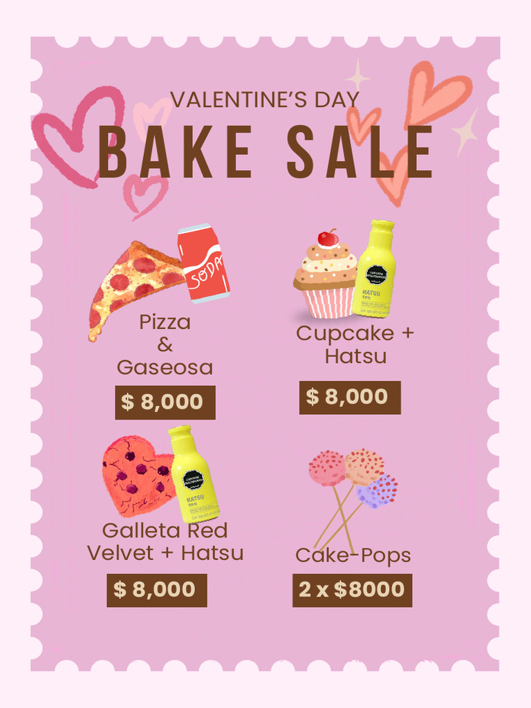 Brown and Beige Minimalist Pastry Menu A4 Document | PDF