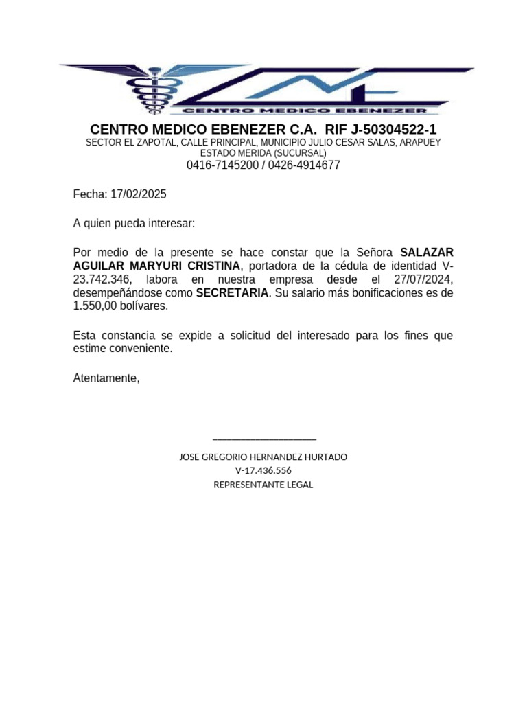 Referencia de Trabajo | PDF