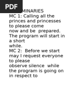 Emcee Script Barrio Fiesta | PDF | Lifestyle