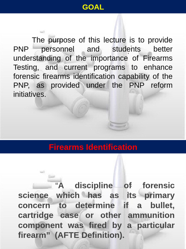 Firearms Identification | PDF | Gun Barrel | Firearms