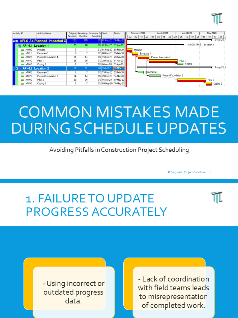 Common Mistakes While Scheduling | PDF | Computing