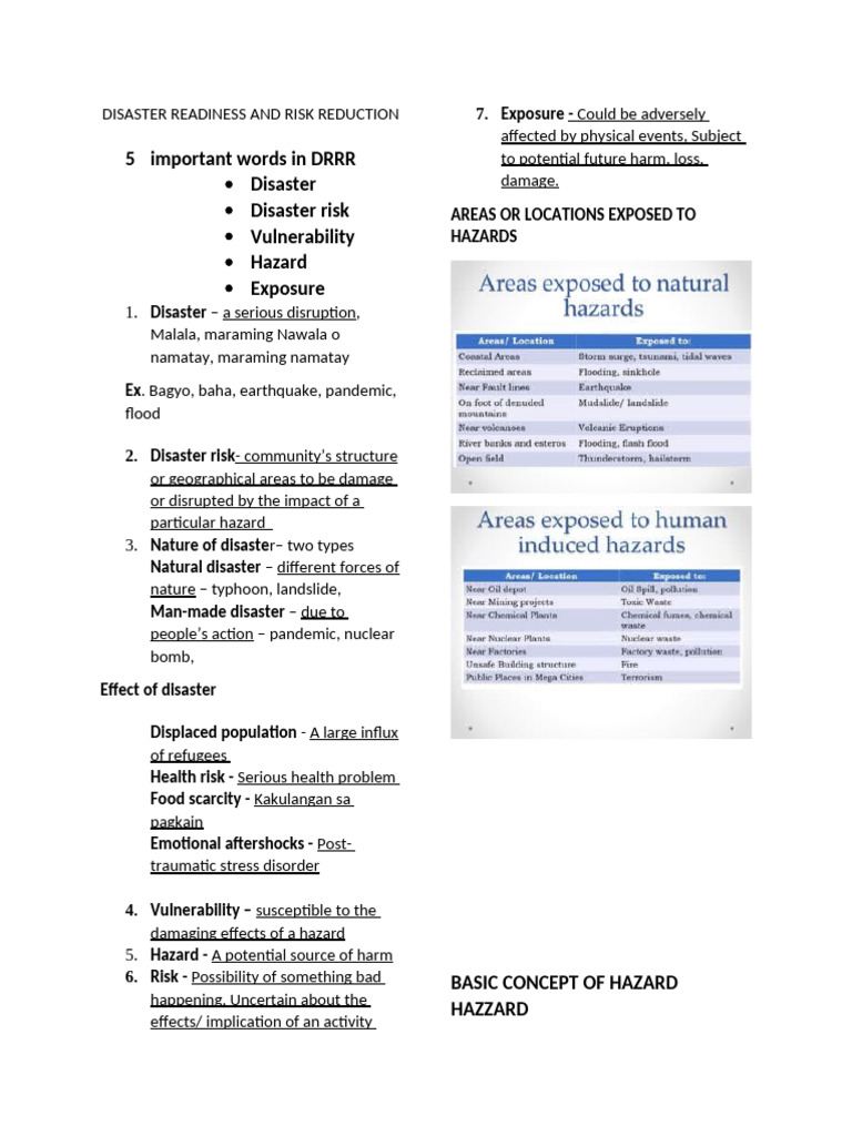 Understanding Disaster Risk Reduction | PDF | Natural Disasters | Hazards