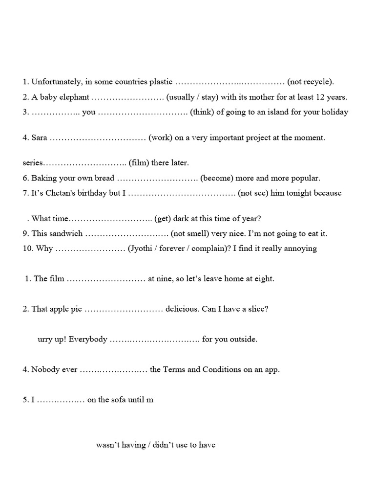 7th Worksheets 1 PDF | PDF