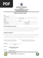 Home Visitation Form Deped | PDF