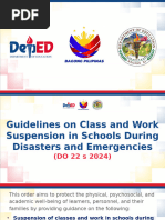 DepEd Order No. 037, s. 2022 Guidelines | PDF | Disasters | Natural ...