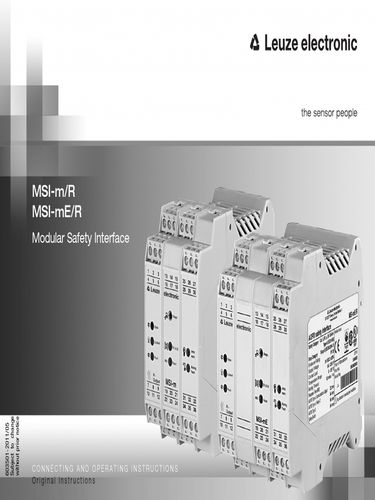 UM MSI-m-me en 603501 | PDF | Power Supply | Relay