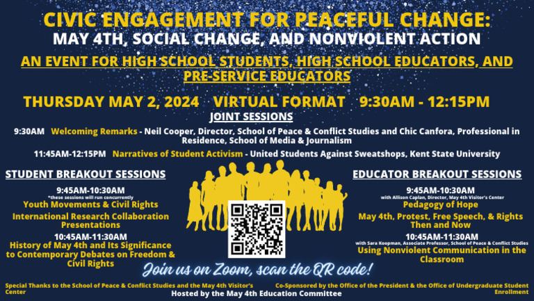 Spring 2024 Civic Engagement For Peaceful Change Flyer | PDF | Advocacy ...