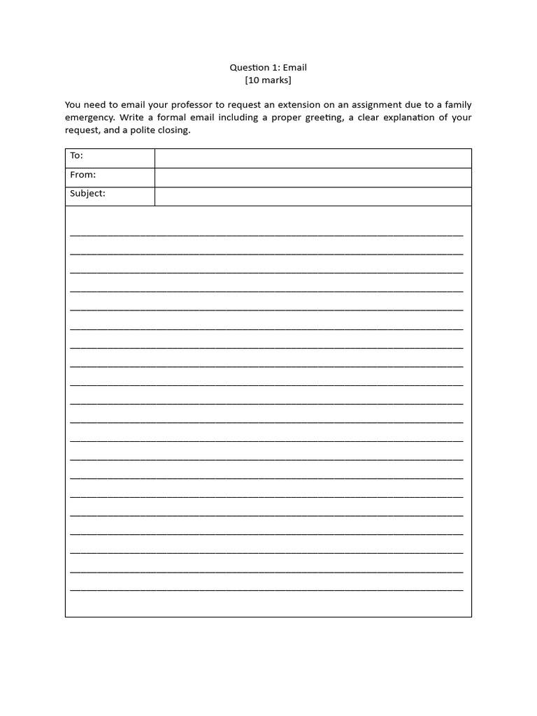 Writing Exam SEP PKNU 2025 | PDF