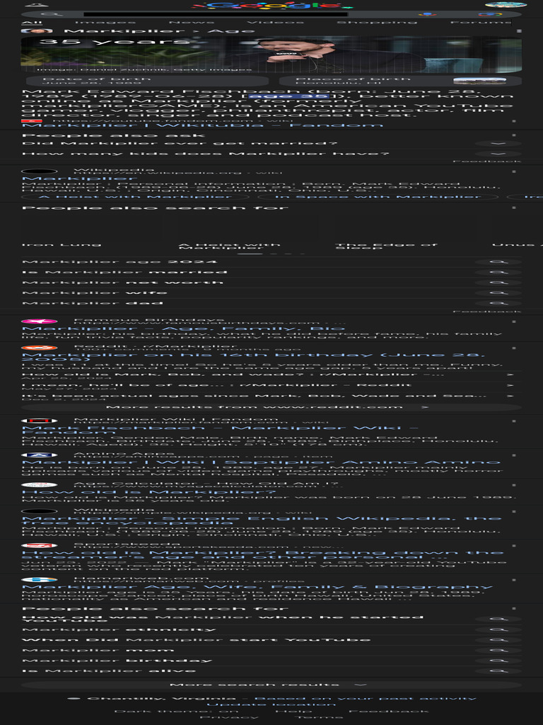 Markiplier Age - Google Search | PDF | Websites | World Wide Web