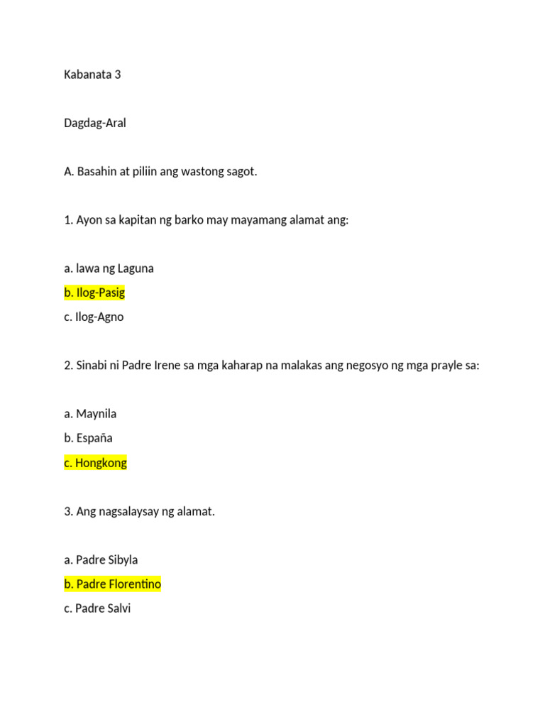 Kabanata 3 | PDF