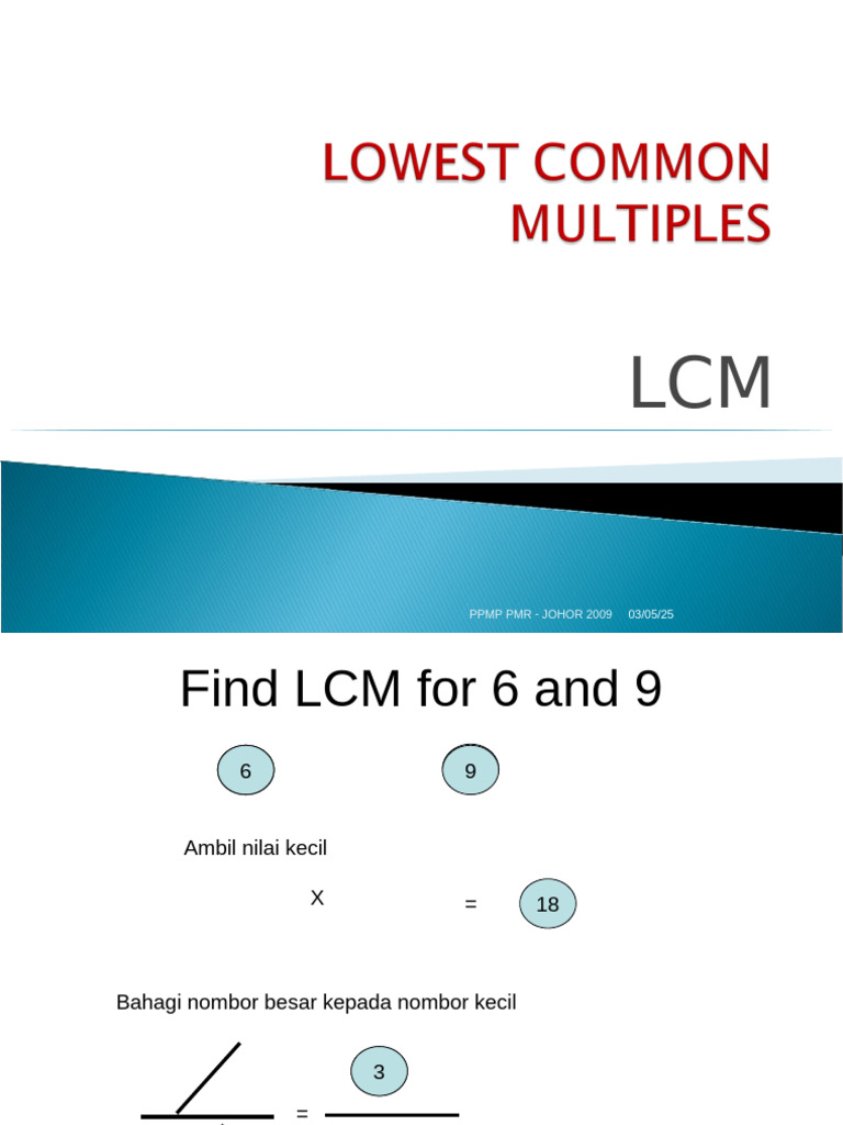 CH10. Lowest Common Multiple | PDF