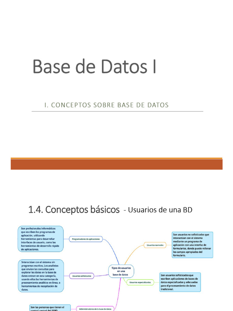 01b - Clase - 02 - Conceptos Base de Datos | PDF | SQL | Gestión de tecnología de la información