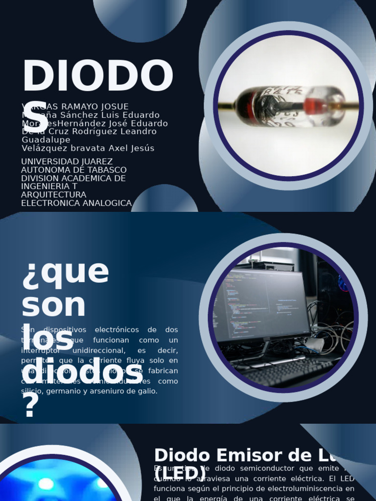Tipos de Diodos y sus Aplicaciones | PDF | Diodo | Semiconductores