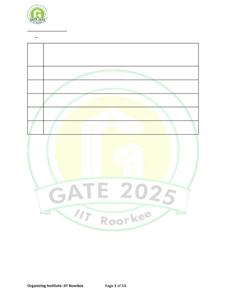 IIT Roorkee Architecture Planning Exam Questions | PDF | Mathematics ...
