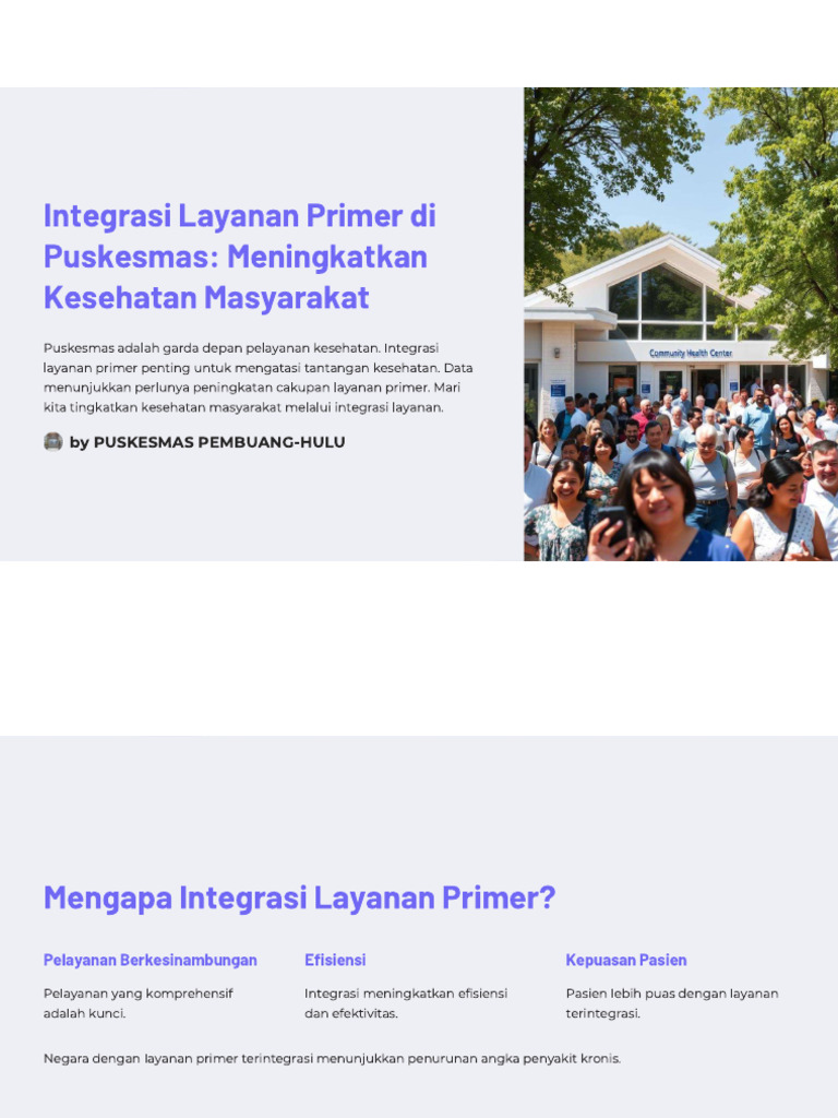 ILP Puskesmas | PDF