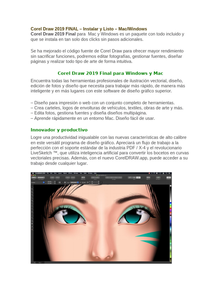 Corel Draw 2019 FINAL | PDF | Diseño gráfico | Botón (Computación)