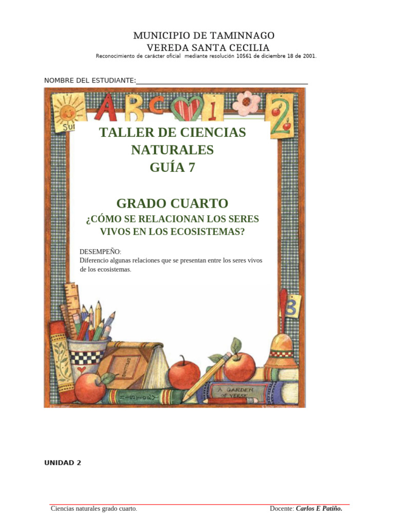Talles de Medioa Ambiente EDitado | PDF | Depredación | Ecosistema