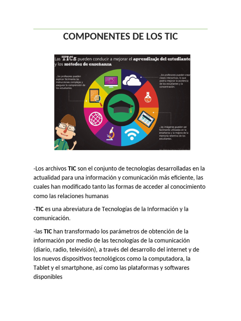 Componentes de Los Tic | PDF