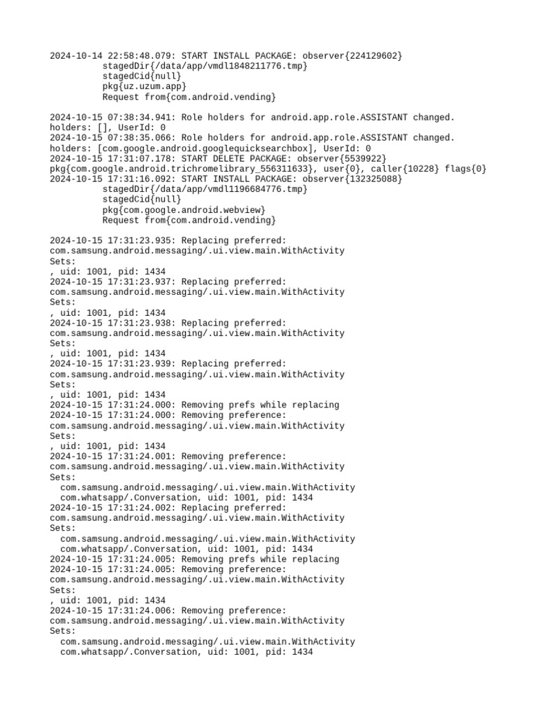 PM Debug Info | PDF | System Software | Software