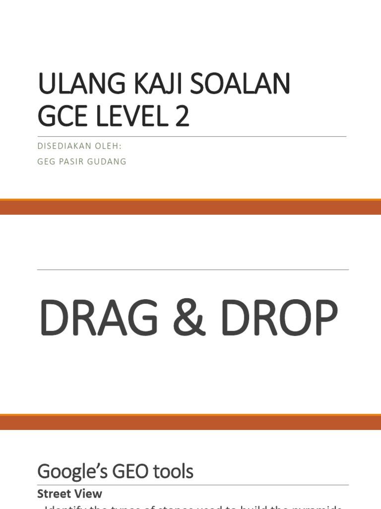 Ulang Kaji Soalan Gce Level 2 | PDF | Software
