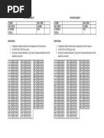 60-Question Answer Sheet Template | PDF