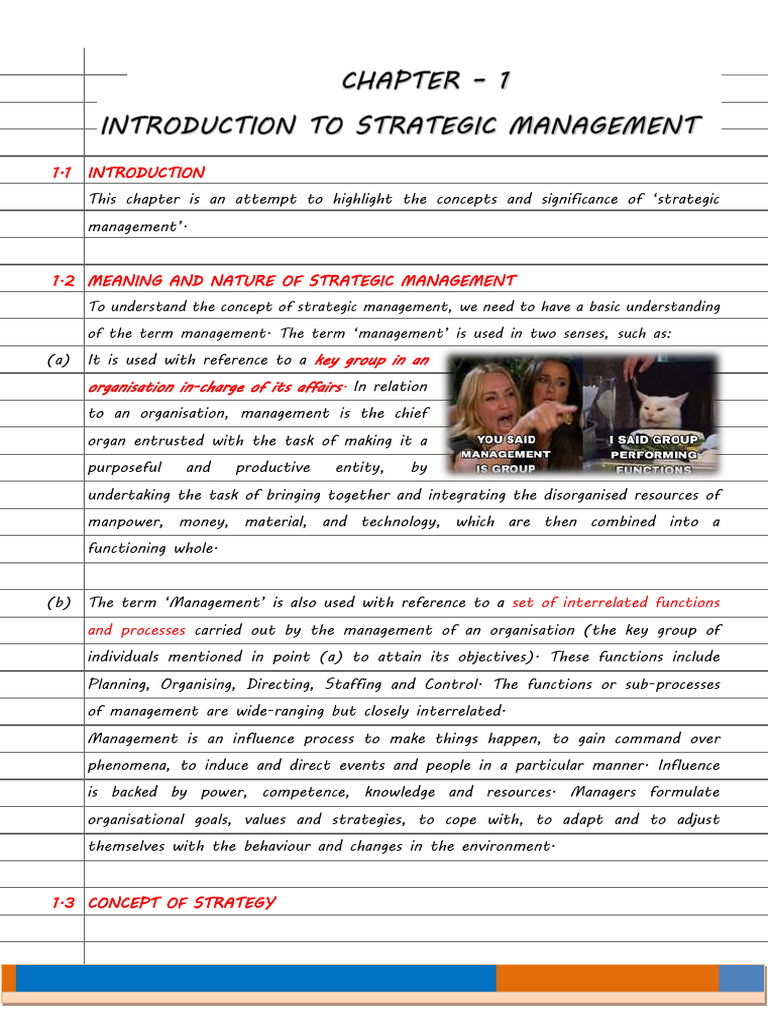 Understanding Strategic Management Concepts | PDF | Strategic ...