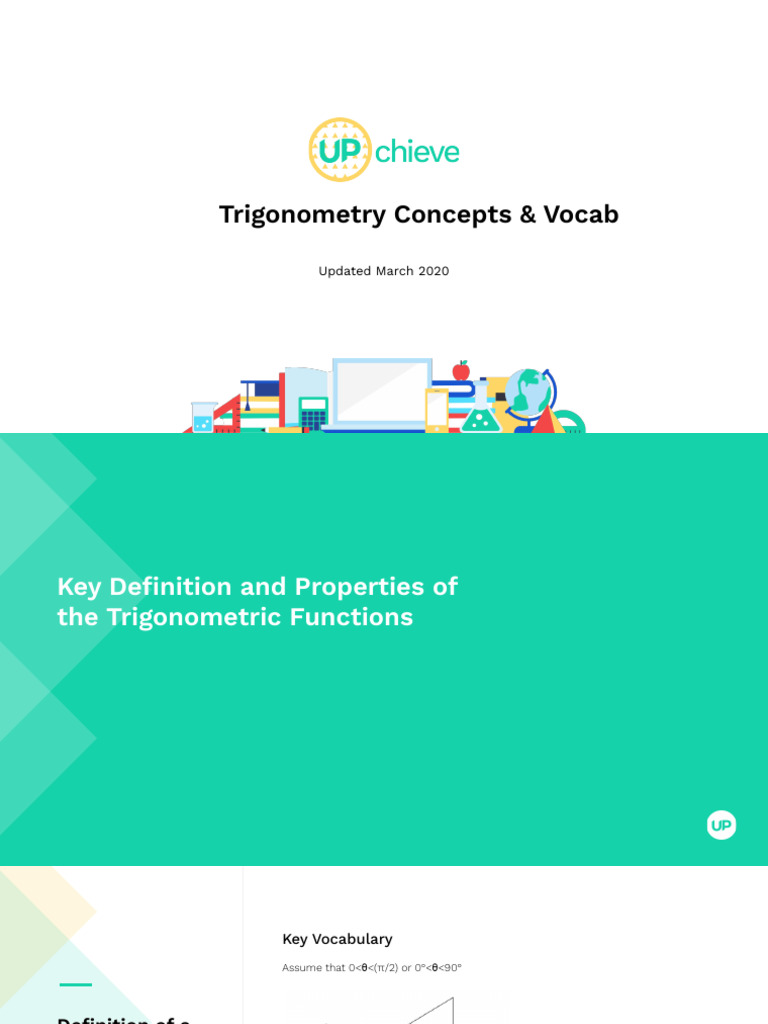Trigonometry Concepts and Formulas Guide | PDF | Trigonometry ...