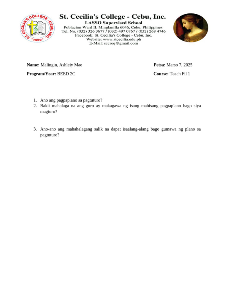 Teach Fil Asheng | PDF