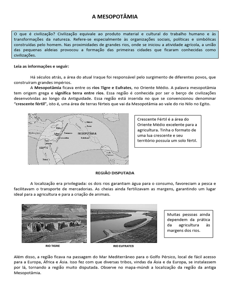 Agricultura na Mesopotâmia Antiga | PDF | Mesopotâmia | Agricultura