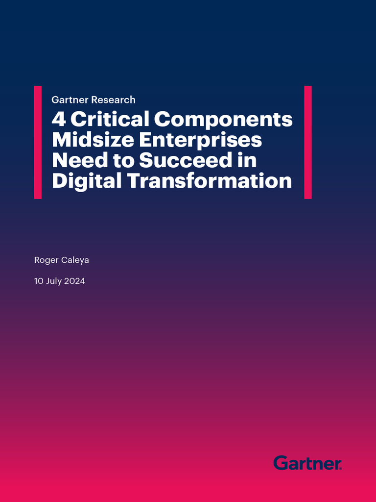 Critical Components Midsize Enterprises Need To Succeed in Digital Transformation | PDF | Chief ...