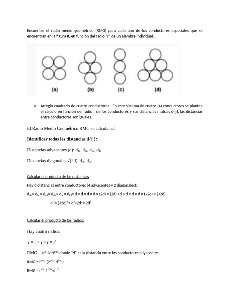 Encuentre El Radio Medio Geométrico | PDF