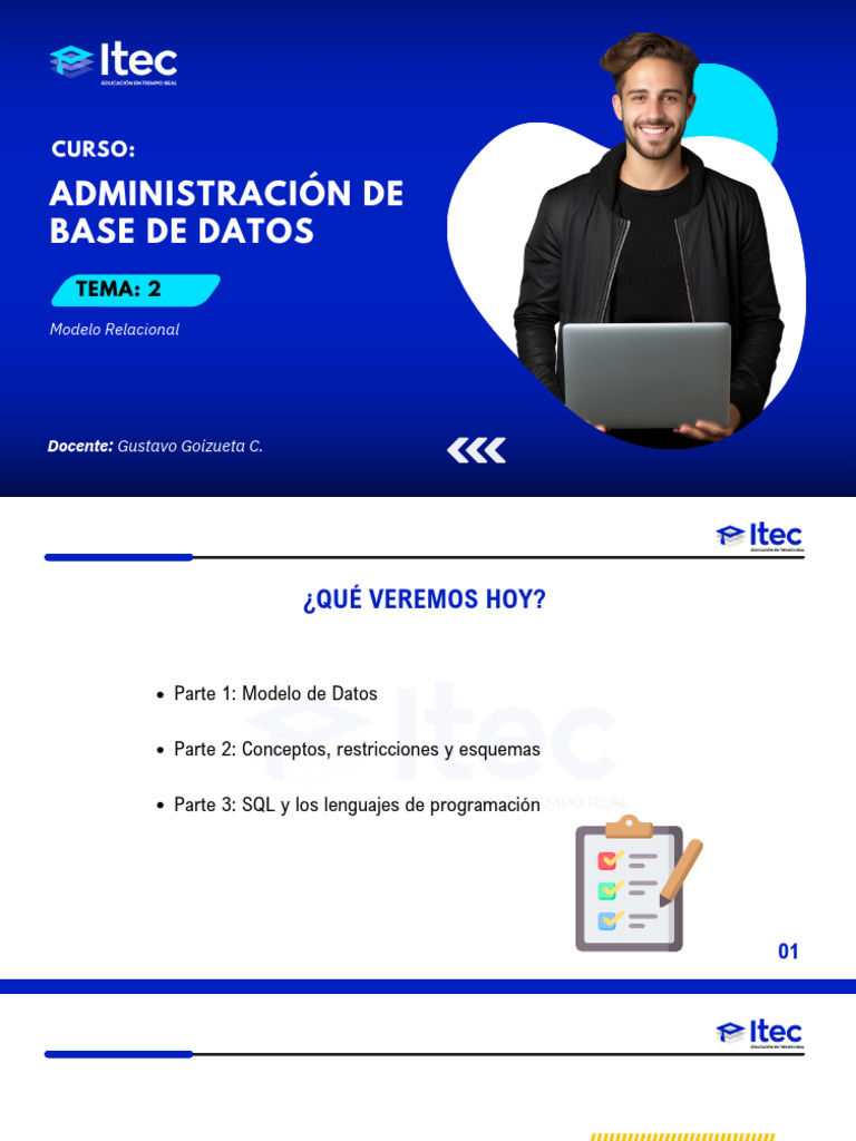 TEMA 02 - Modelo Relacional | PDF | SQL | Base de datos relacional