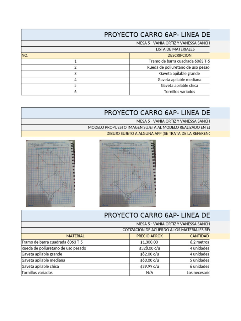 Linea de Ensamble - Carro Avance 2 | PDF | Dibujo