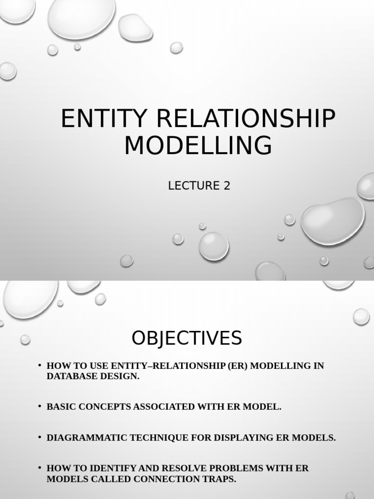 ER Modelling Techniques and Concepts | PDF | Conceptual Model | Data Model
