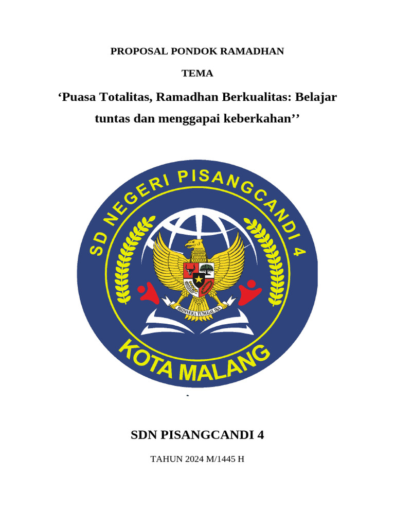 PROPOSAL PONDOK RAMADHAN | PDF