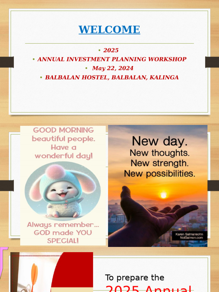 2025 Barangay Aip Workshop Lecture | PDF | Economies