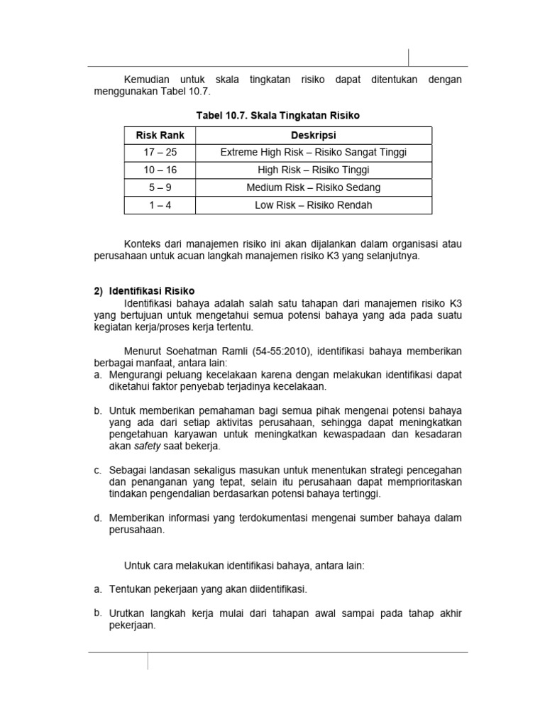 Manajemen Risiko K3 Bagian 3 | PDF