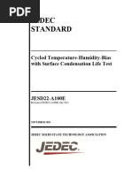 JESD22-A104D TemperatureCycling2005 | PDF | Temperature | Thermocouple