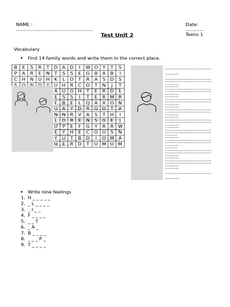TEST UNIT 2 | PDF