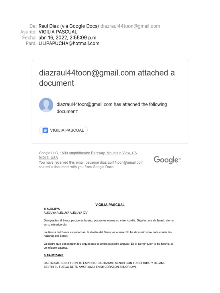 Vigilia Pascual | PDF