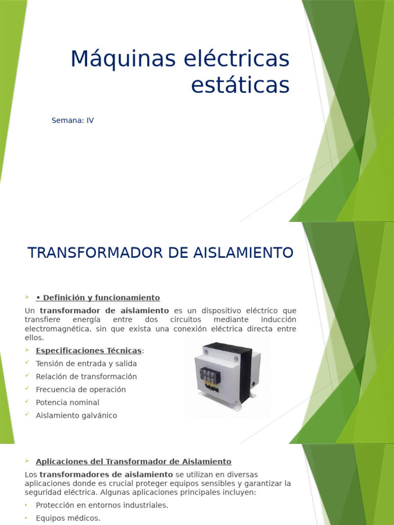 Máquinas eléctricas estáticas | PDF | Corriente eléctrica | Ingenieria Eléctrica