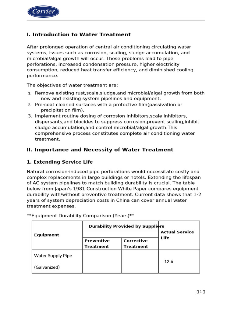 Comprehensive Water Treatment Guide | PDF | Corrosion | Water